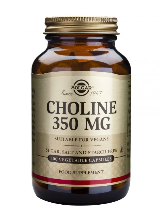 Solgar Choline 350mg 100veg.caps – alldaypharmacy.gr